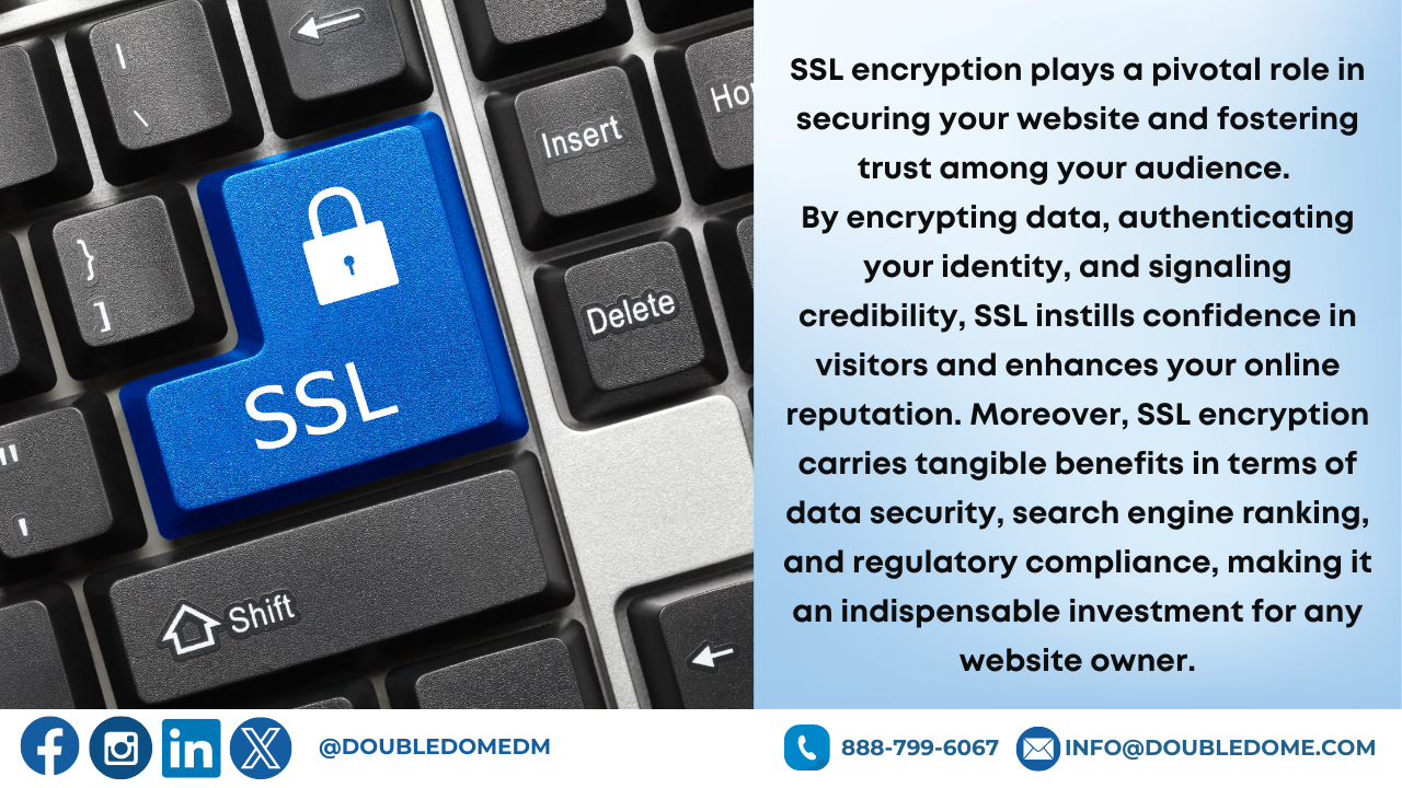 The Importance of SSL Encryption: Securing Your Website and Building Trust The Importance of SSL Encryption: Securing Your Website and Building Trust