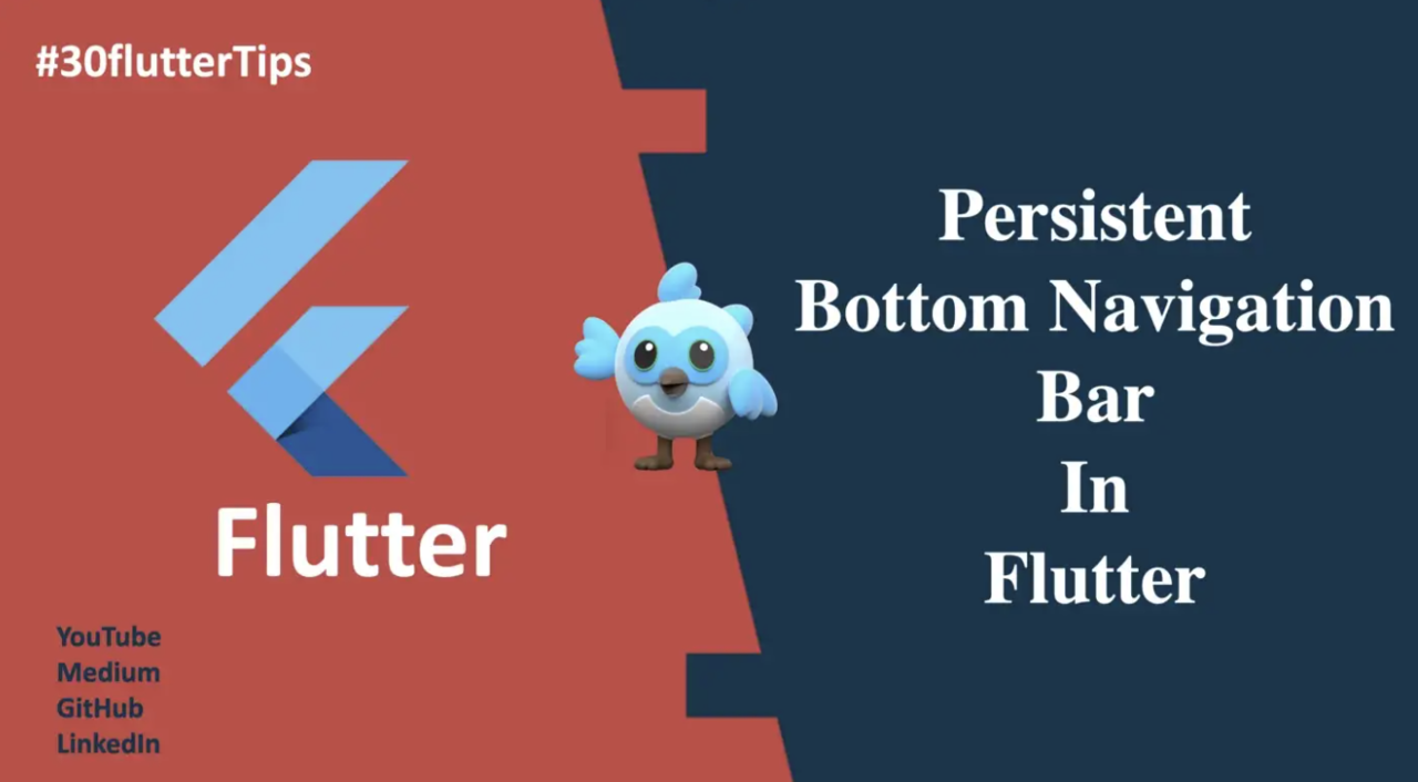 Persistent Bottom Navigation Bar In Flutter Persistent Bottom Navigation Bar In Flutter