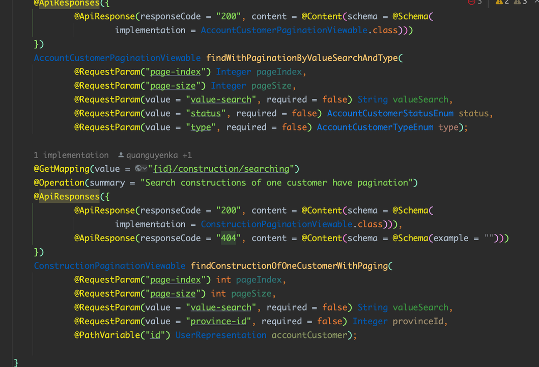 Refactoring - Bloaters: Long parameter list Refactoring - Bloaters: Long parameter list