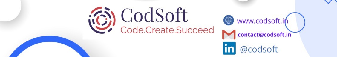 Codsoft Internship Codsoft Internship