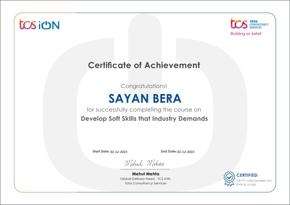 certificate certificate