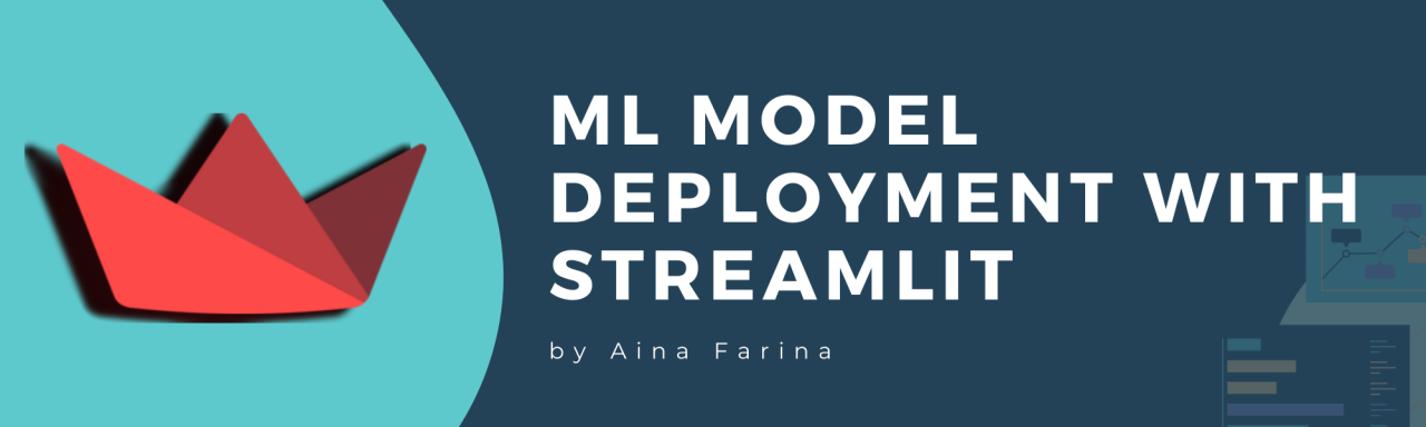 ML Model Deployment with Streamlit! ML Model Deployment with Streamlit!