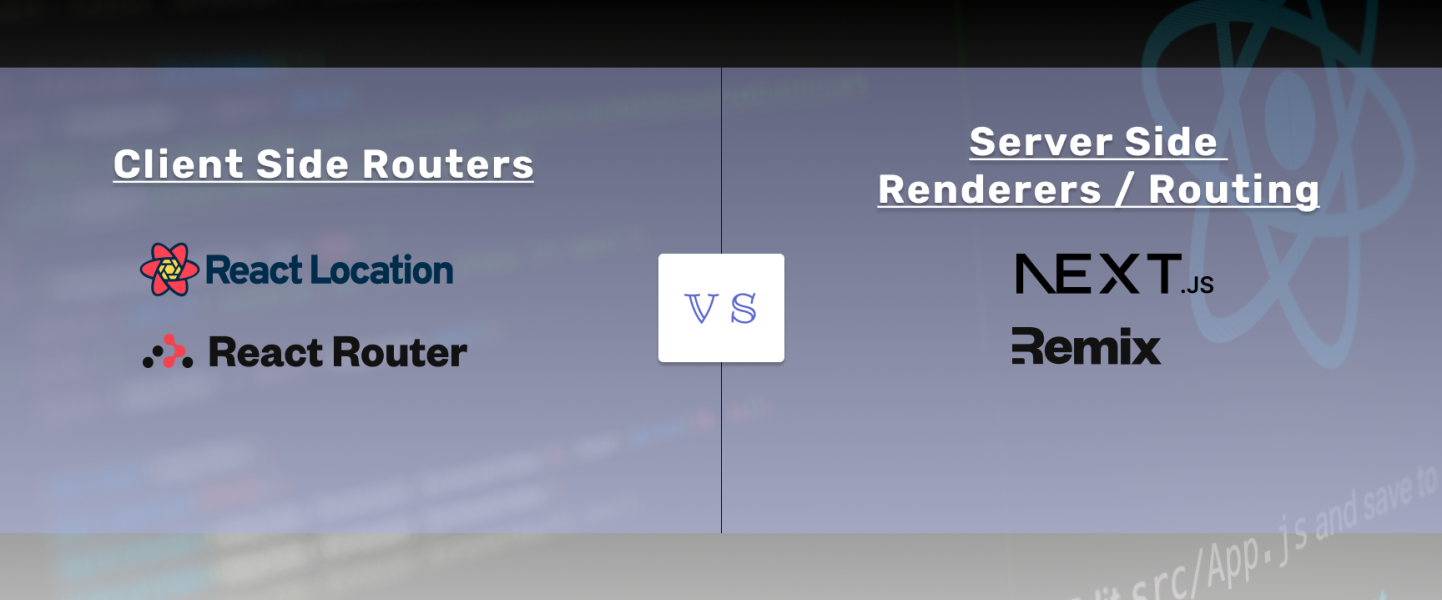 Client Side Rendering/ Routing vs Server Side Rendering / Routing Client Side Rendering/ Routing vs Server Side Rendering / Routing