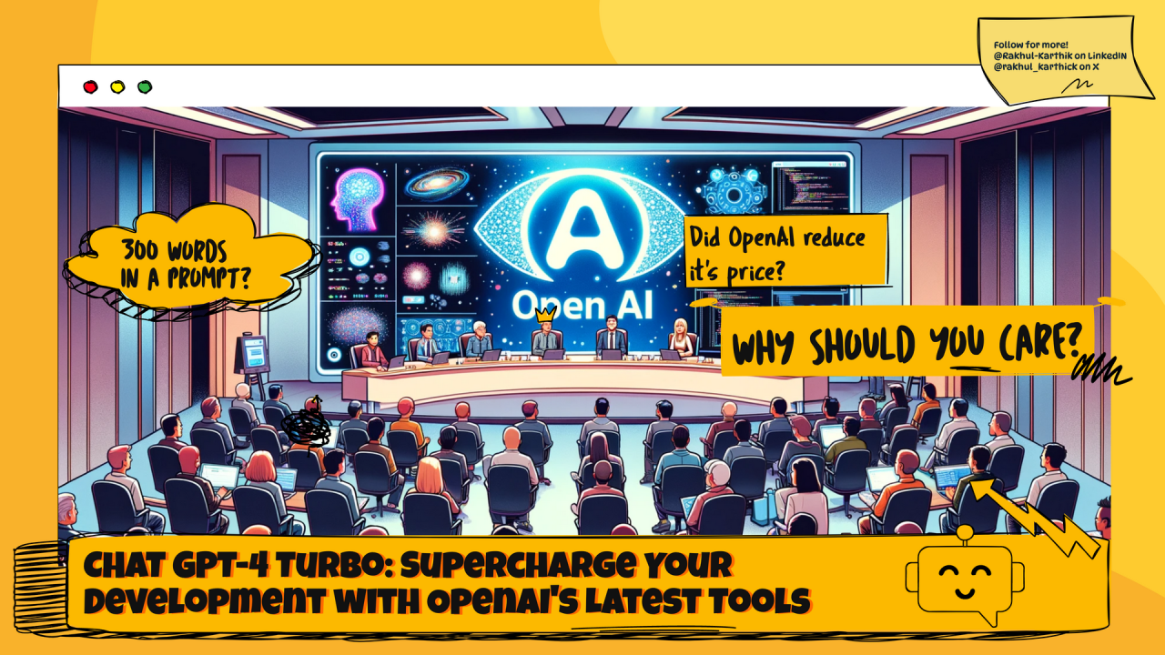 CHATGPT-4 Turbo: Supercharge Your Development with OpenAI's Latest Tools CHATGPT-4 Turbo: Supercharge Your Development with OpenAI's Latest Tools