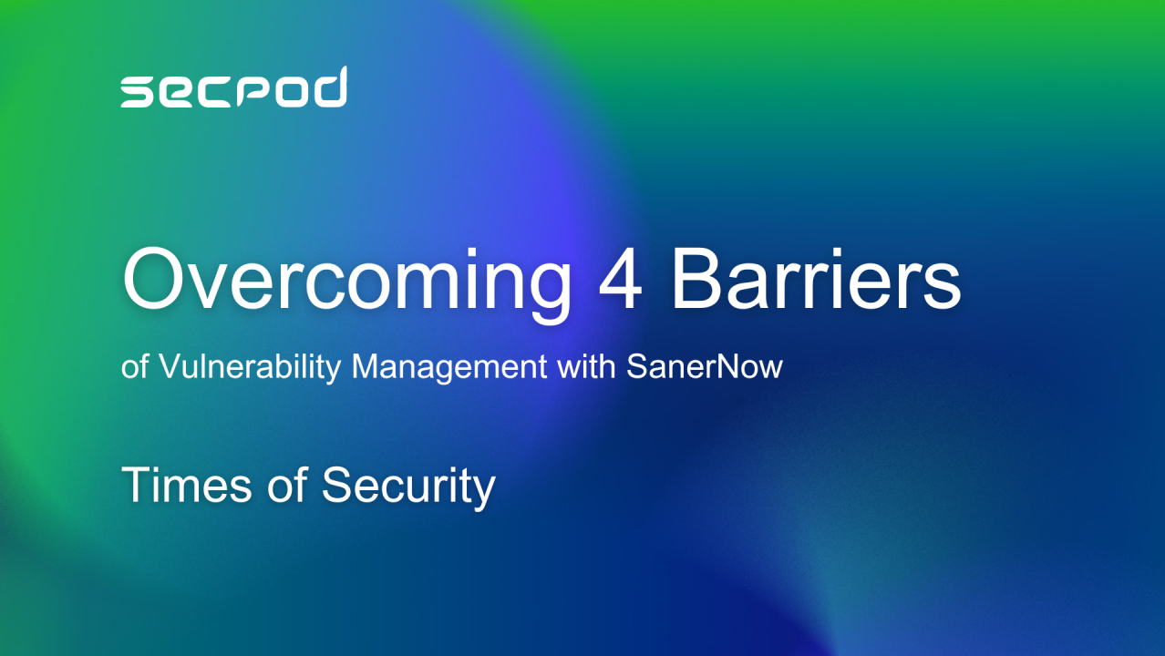 Overcoming 4 Barriers Overcoming 4 Barriers