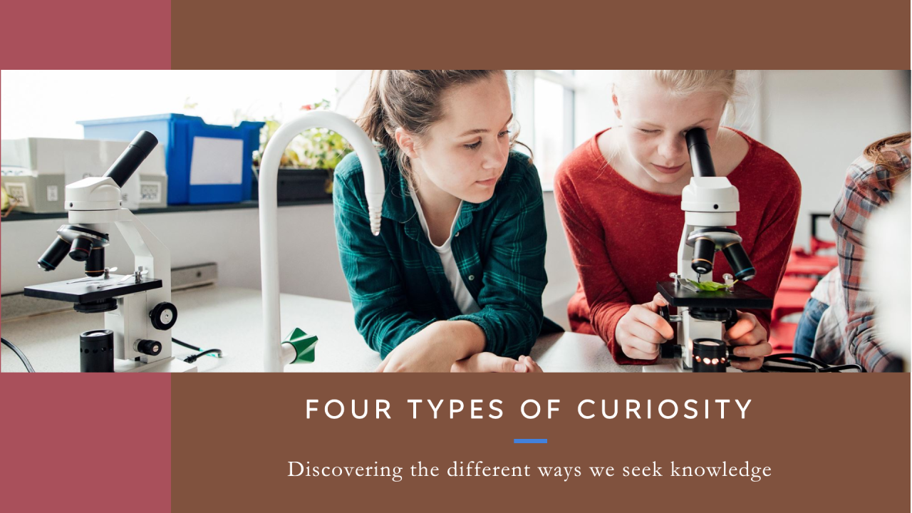 Are you Curious to find out about four types of curiosity? Are you Curious to find out about four types of curiosity?