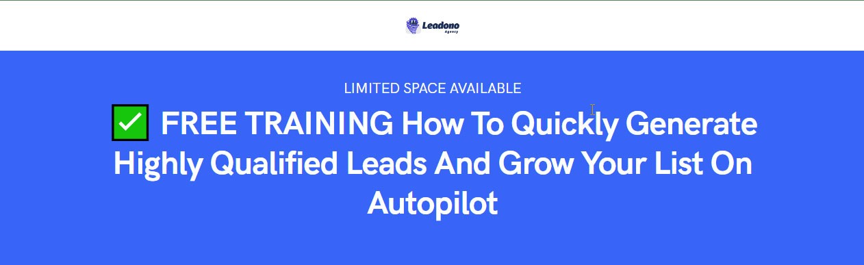 Quickly Generate Highly Qualified Leads Quickly Generate Highly Qualified Leads