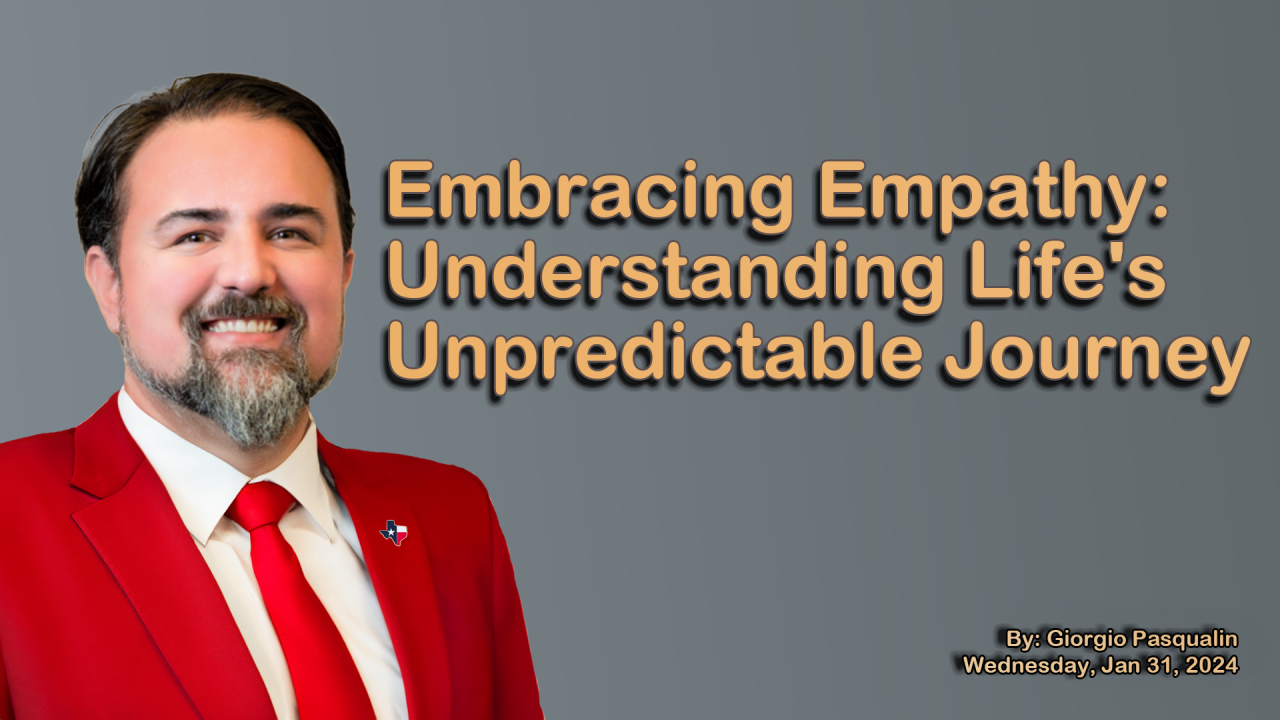 Embracing Empathy in Life's Unpredictable Journey: A Guide to ... Embracing Empathy in Life's Unpredictable Journey: A Guide to ...