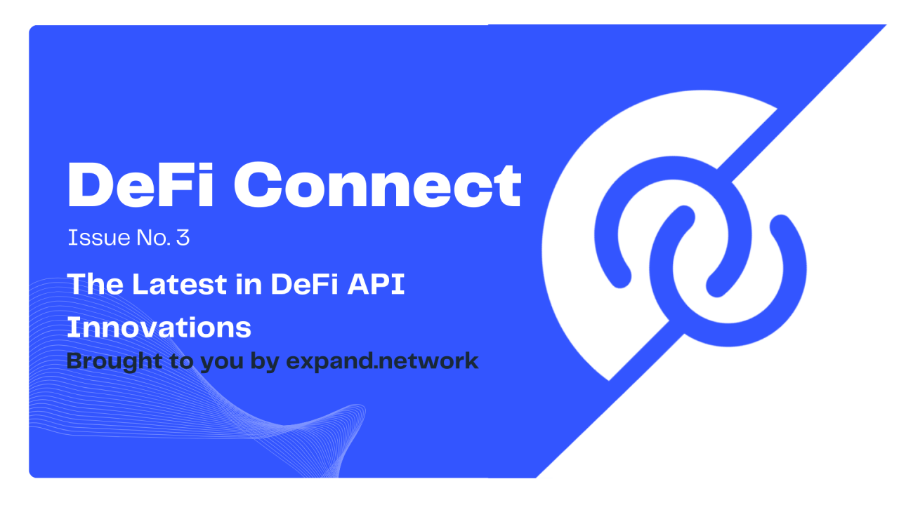 DeFi connect, issue #3 DeFi connect, issue #3