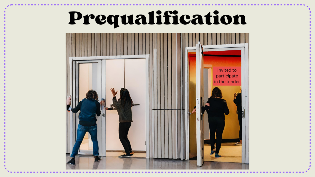 Prequalification: An Essential Step of Tendering Prequalification: An Essential Step of Tendering