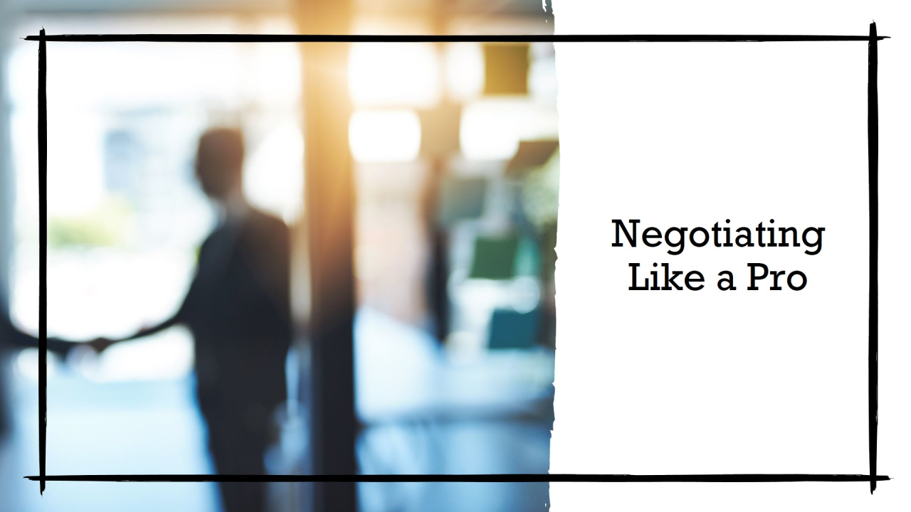 Mastering the Art of Consultant Negotiations Mastering the Art of Consultant Negotiations