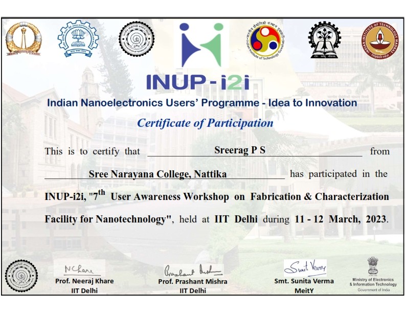 INUP-i2i Level 1, Familiarization workshop INUP-i2i Level 1, Familiarization workshop