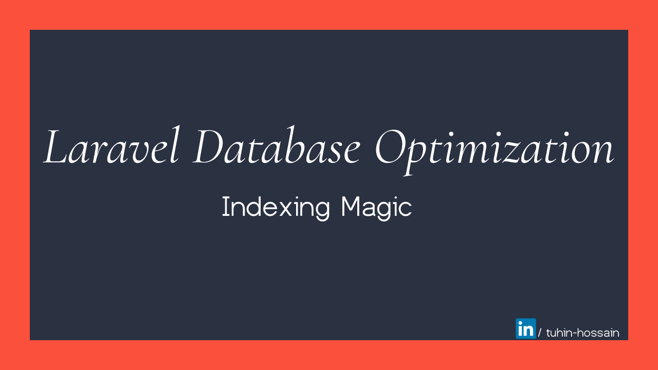 Optimizing Database Queries In Laravel For Performance With Large Data ... Optimizing Database Queries In Laravel For Performance With Large Data ...