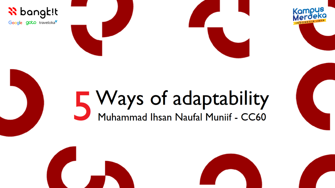 The 5 Ways of adaptability The 5 Ways of adaptability