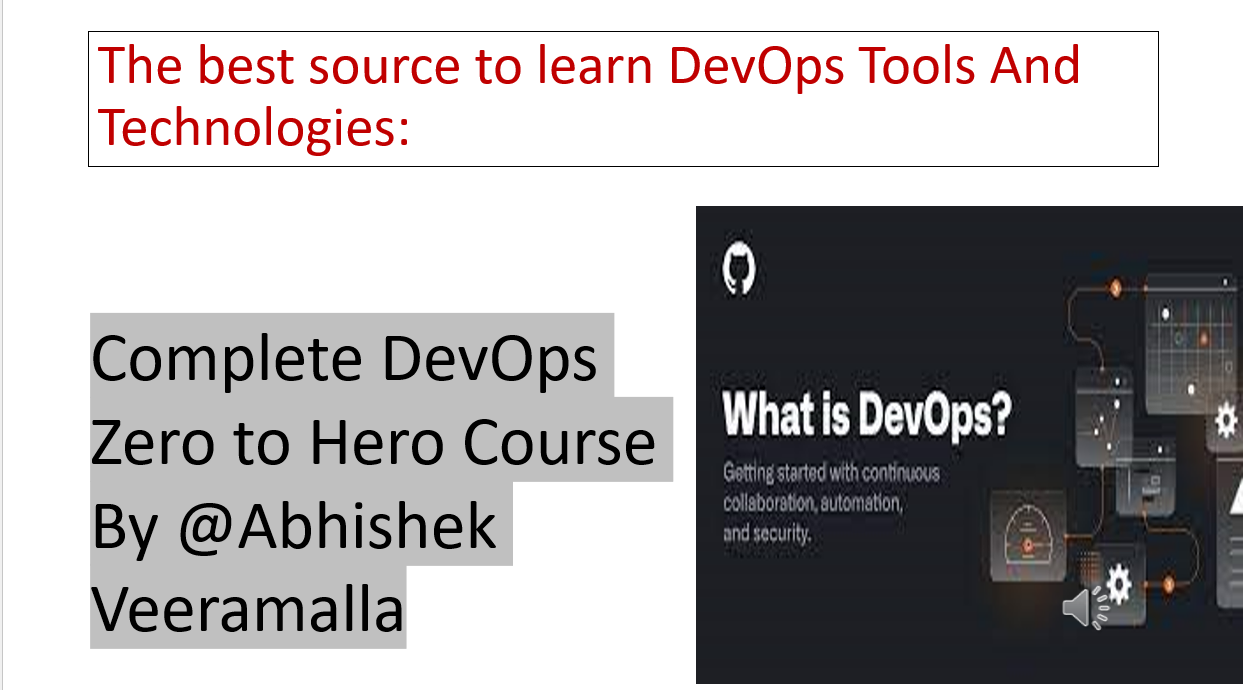 FREE DevOps Zero to Hero Course FREE DevOps Zero to Hero Course