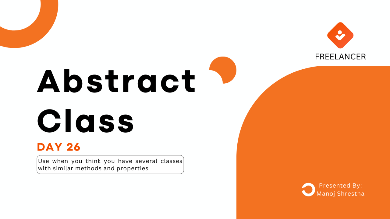 Abstract Classes in TS - OOP Abstract Classes in TS - OOP