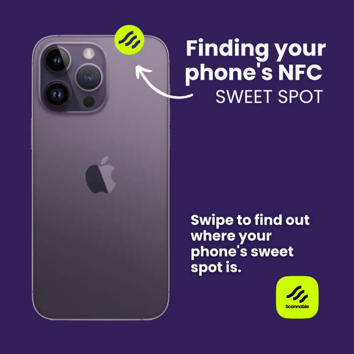 Finding your phone's NFC Sweet Spot Finding your phone's NFC Sweet Spot