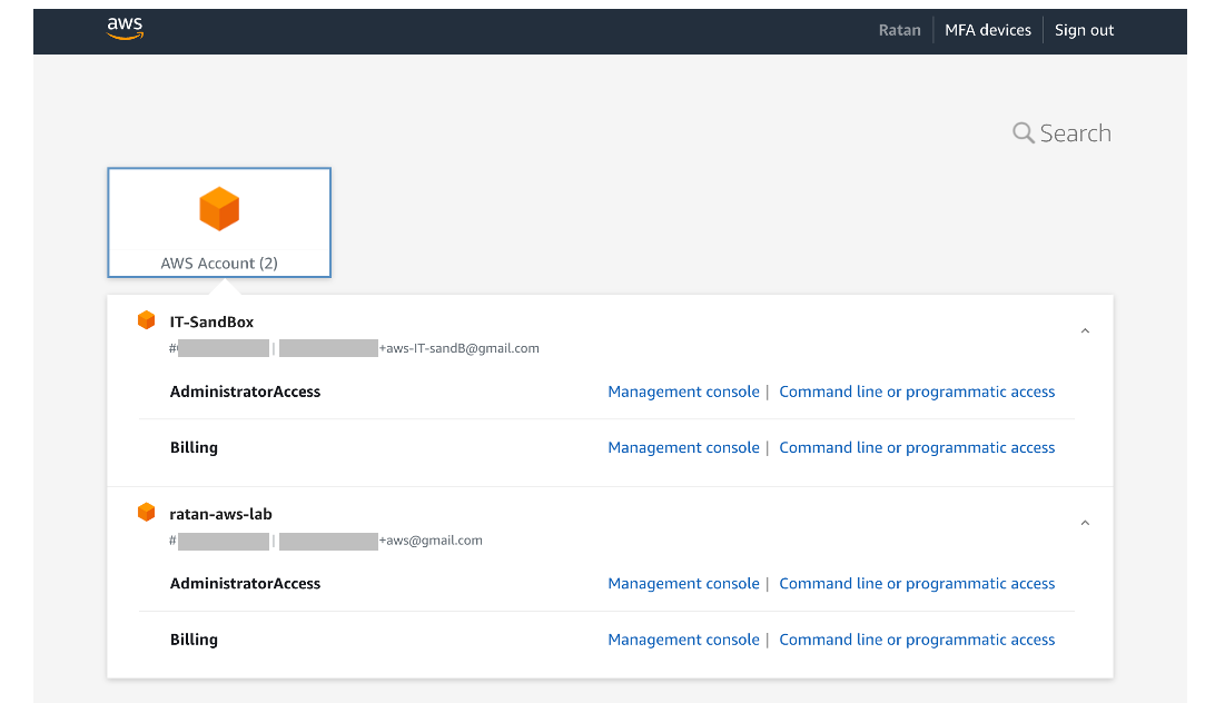 Simplifying AWS Accounts management Simplifying AWS Accounts management