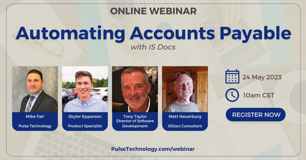 Pulse Technology to host free webinar, “Automating Accounts Payable ... Pulse Technology to host free webinar, “Automating Accounts Payable ...