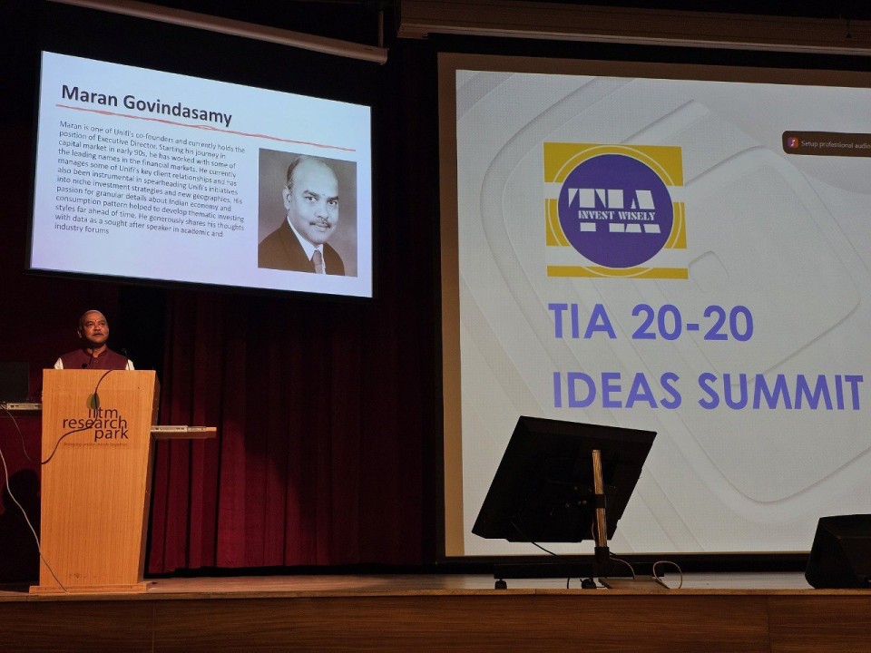 Investors Event at IIT Madras - TIA Summit 20-20 Investors Event at IIT Madras - TIA Summit 20-20