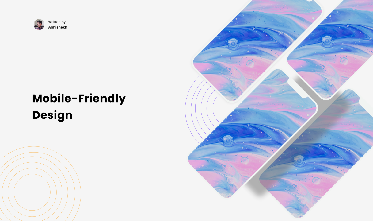 The Importance of Mobile-Friendly Design The Importance of Mobile-Friendly Design