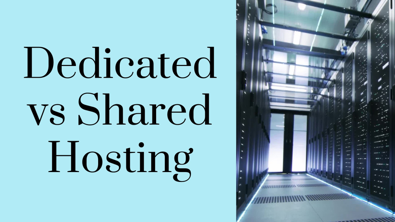 Dedicated Hosting vs Shared Hosting: complete guide Dedicated Hosting vs Shared Hosting: complete guide