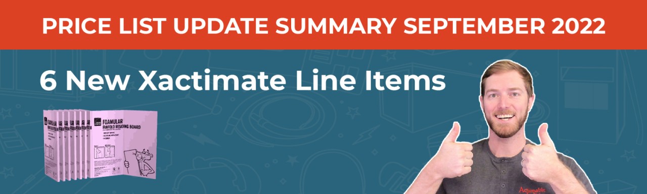 Price List Update Summary - September 2022 Price List Update Summary - September 2022