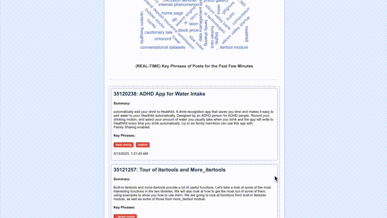 Streaming HackerNews Feeds with Real-Time Text Summarization and ... Streaming HackerNews Feeds with Real-Time Text Summarization and ...