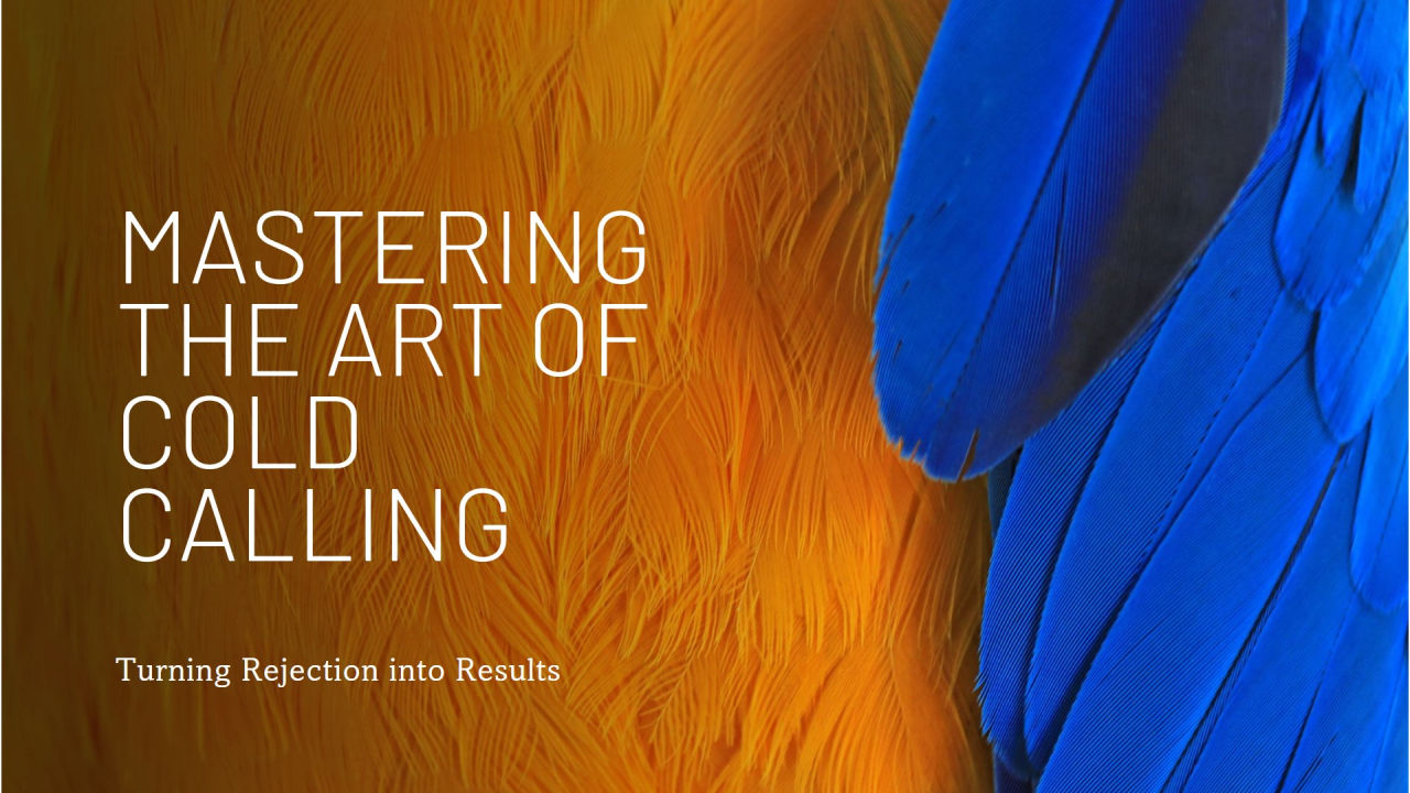 The Art of the Cold Call: Turning Rejection into Results The Art of the Cold Call: Turning Rejection into Results