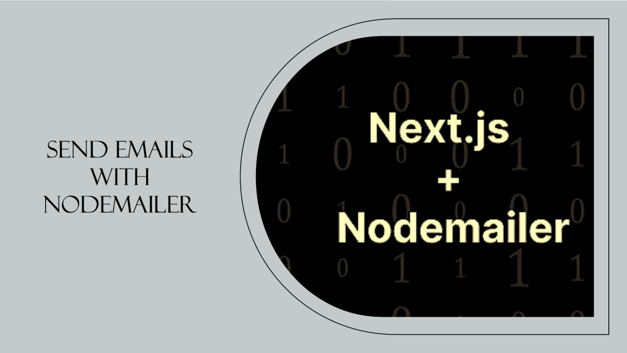 How to Send Email using Nodemailer in Next Js How to Send Email using Nodemailer in Next Js