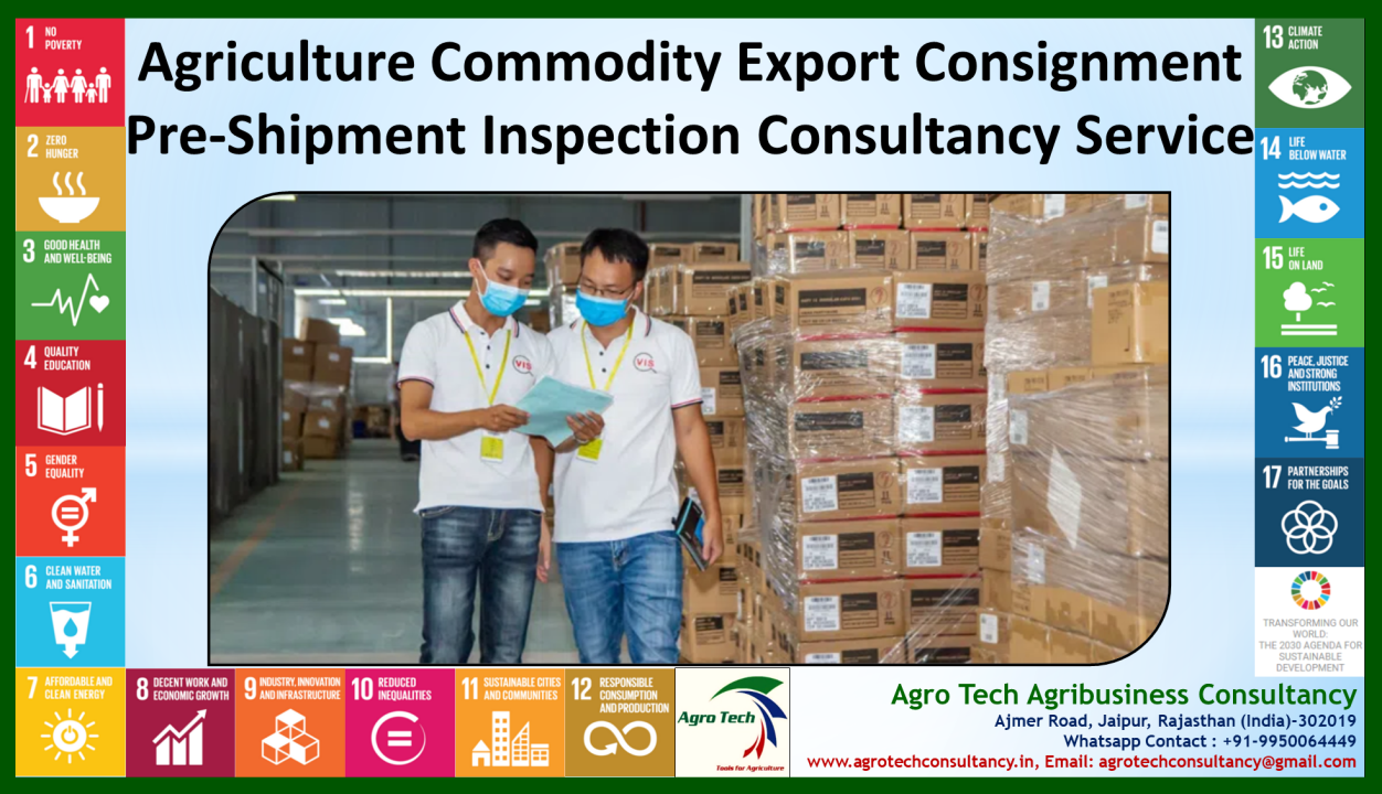 Agriculture Consignment PreShipment Independent Inspection Agriculture Consignment PreShipment Independent Inspection