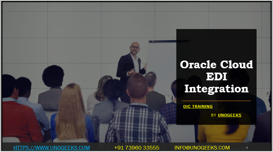 Oracle Cloud EDI Integration Oracle Cloud EDI Integration