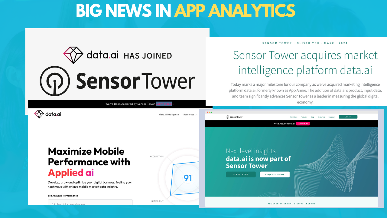 Sensor Tower Acquires Data.ai: A Game-Changer in Mobile App Sensor Tower Acquires Data.ai: A Game-Changer in Mobile App
