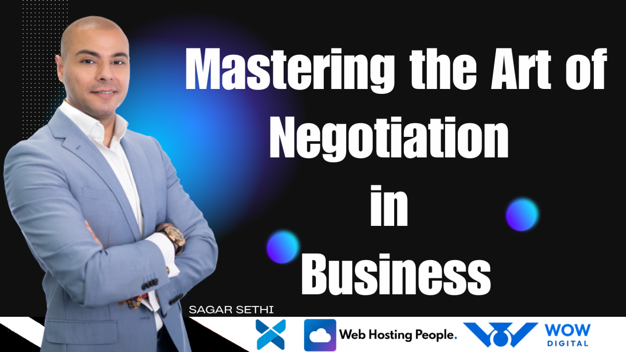 Mastering the Art of Negotiation in Business: Strategies for Success Mastering the Art of Negotiation in Business: Strategies for Success