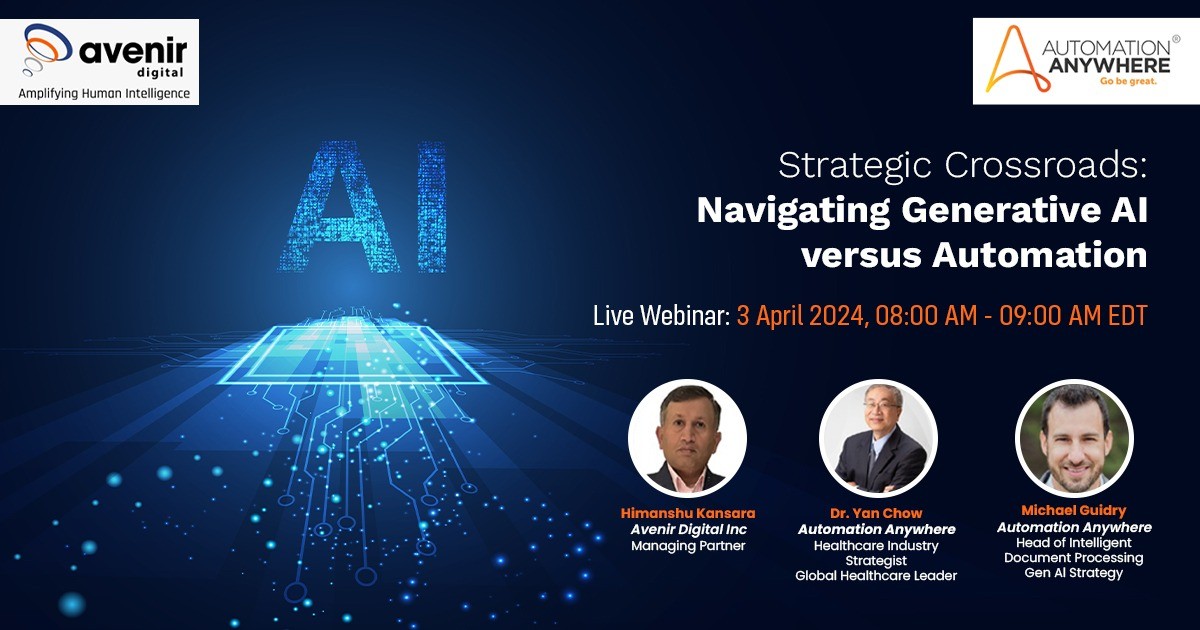 Strategic Crossroads: Navigating Generative AI Versus Automation Strategic Crossroads: Navigating Generative AI Versus Automation