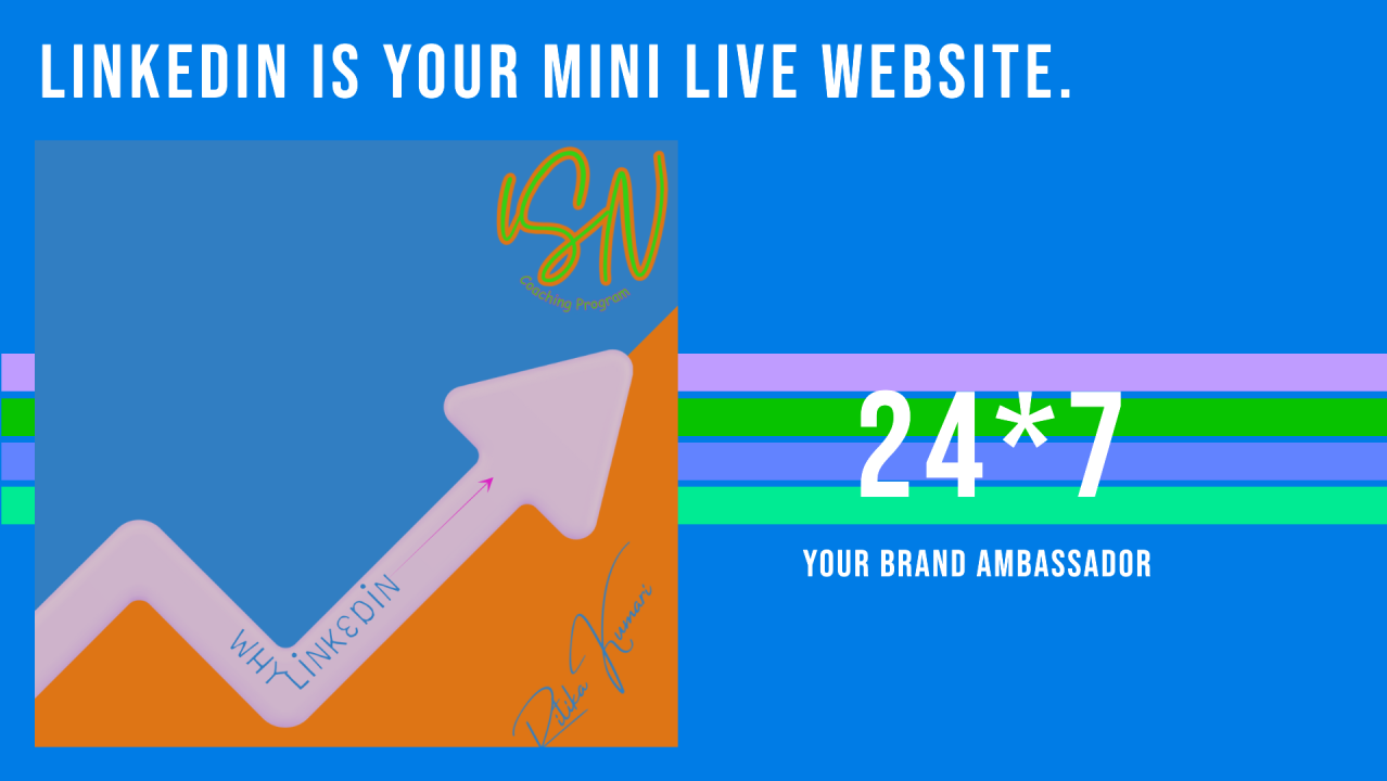 LinkedIn is your Mini Live Website. 🖥 LinkedIn is your Mini Live Website. 🖥