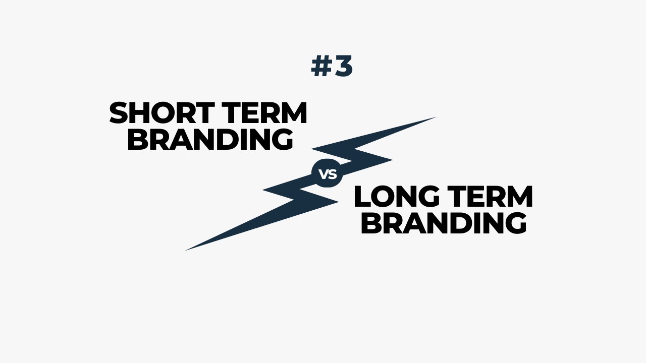 Short-term vs. Long-term Branding. Part 3. Short-term vs. Long-term Branding. Part 3.