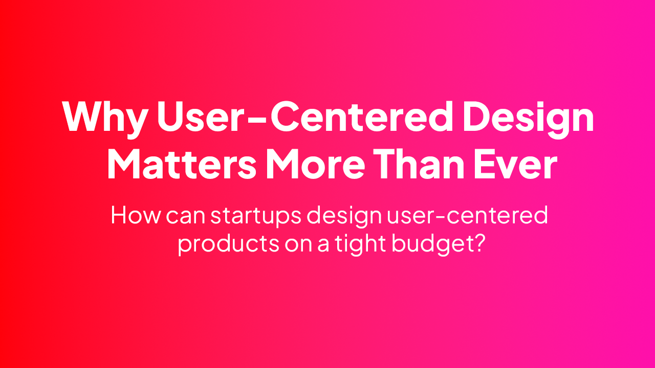 The Importance of User-Centered Design (UCD) The Importance of User-Centered Design (UCD)