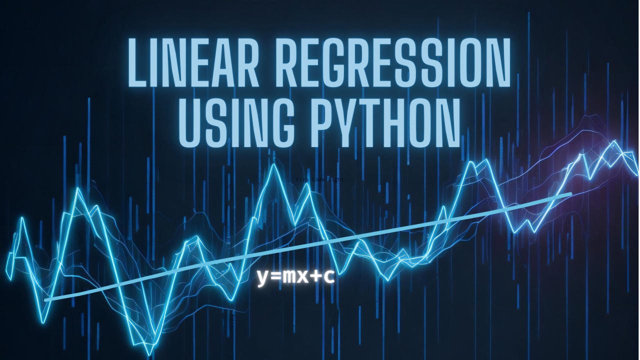 Linear Regression using Python Linear Regression using Python