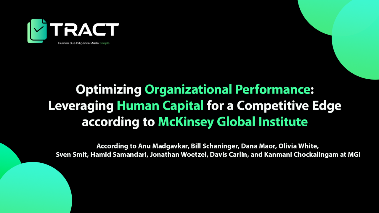 Optimizing Organizational Performance: Leveraging Human Capital for a ... Optimizing Organizational Performance: Leveraging Human Capital for a ...