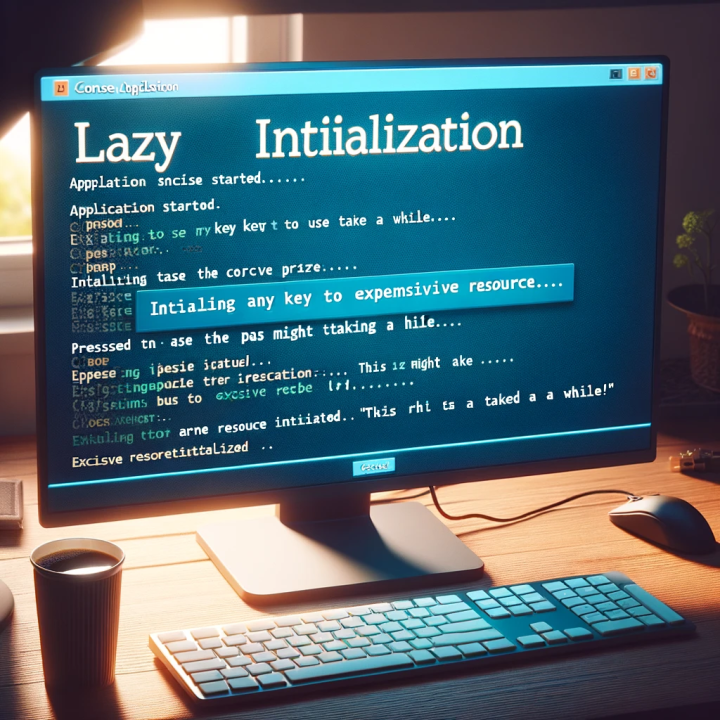 Day 15 of 30-Day .NET Challenge: Lazy Initialization Day 15 of 30-Day .NET Challenge: Lazy Initialization