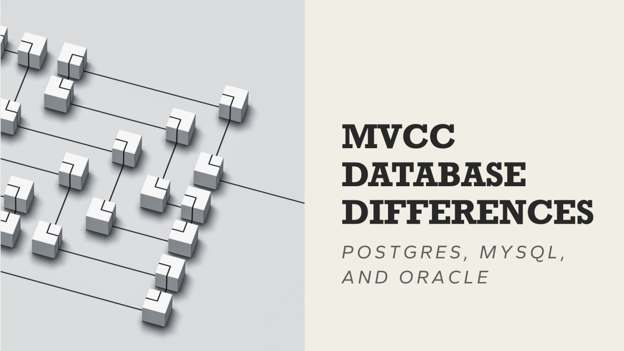 MVCC in SQL MVCC in SQL