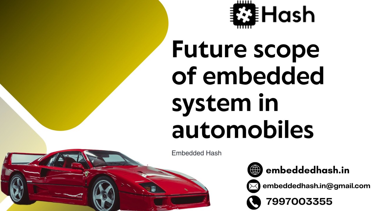 Future scope of embedded system in automobiles Future scope of embedded system in automobiles