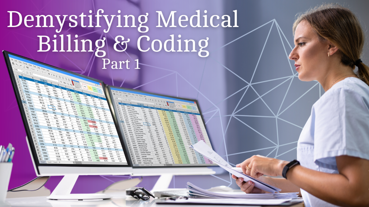Demystifying Medical Billing & Coding: Part 1 Demystifying Medical Billing & Coding: Part 1