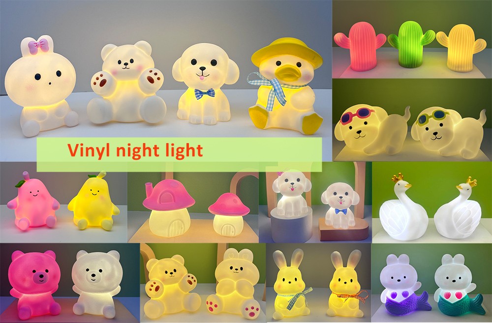 Illuminate Your Space with Charm: Our Vinyl Night Lights Illuminate Your Space with Charm: Our Vinyl Night Lights