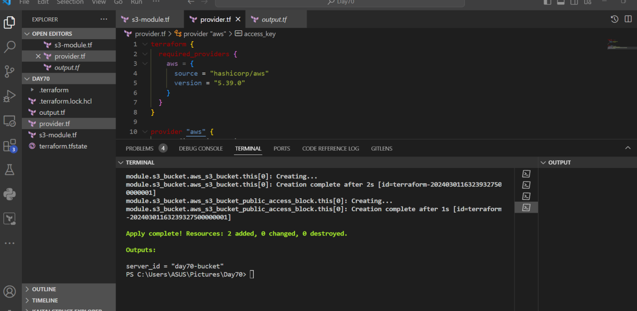 Day 70 - 90daysofdevops - Terraform Modules Day 70 - 90daysofdevops - Terraform Modules