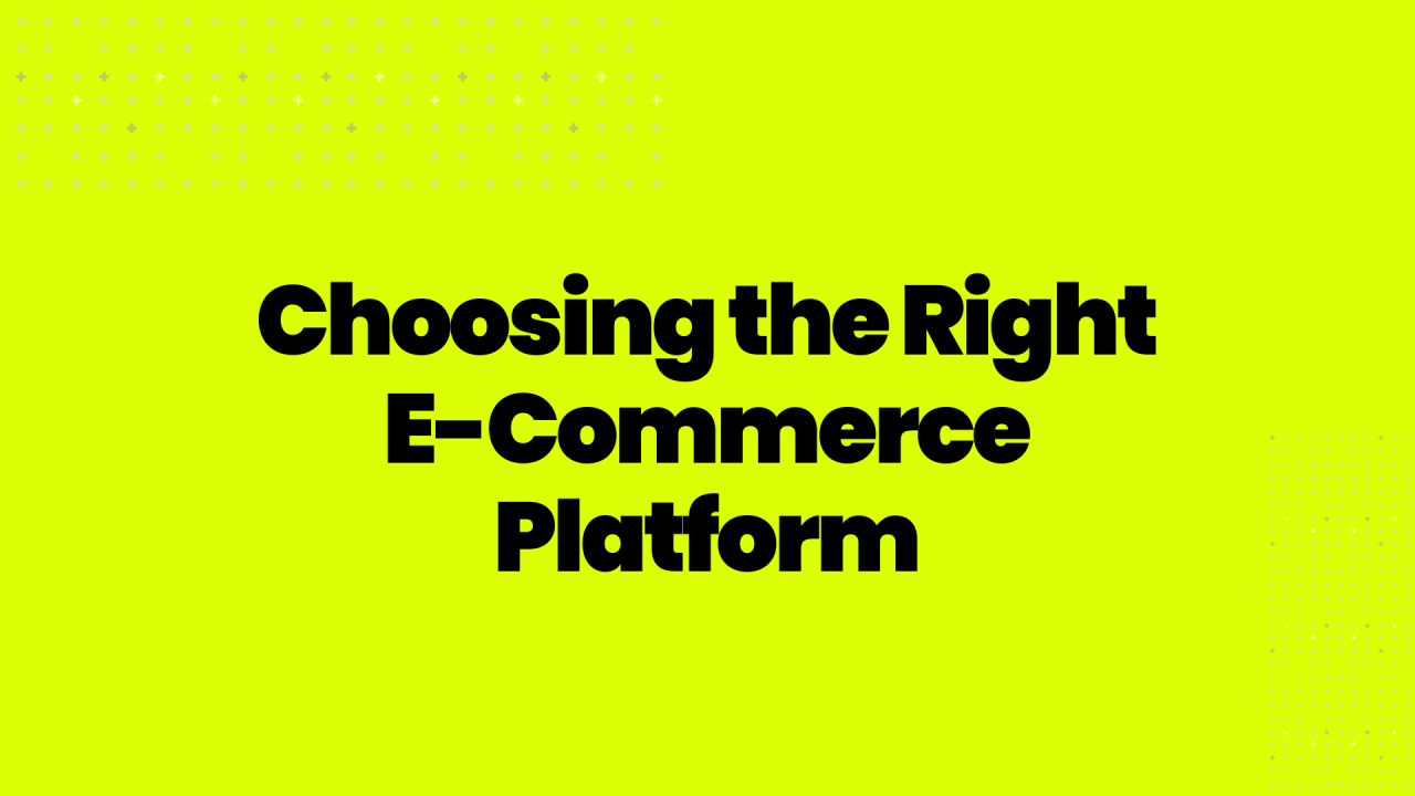 Choosing the Right E-Commerce Platform for Foodservice Distributors Choosing the Right E-Commerce Platform for Foodservice Distributors