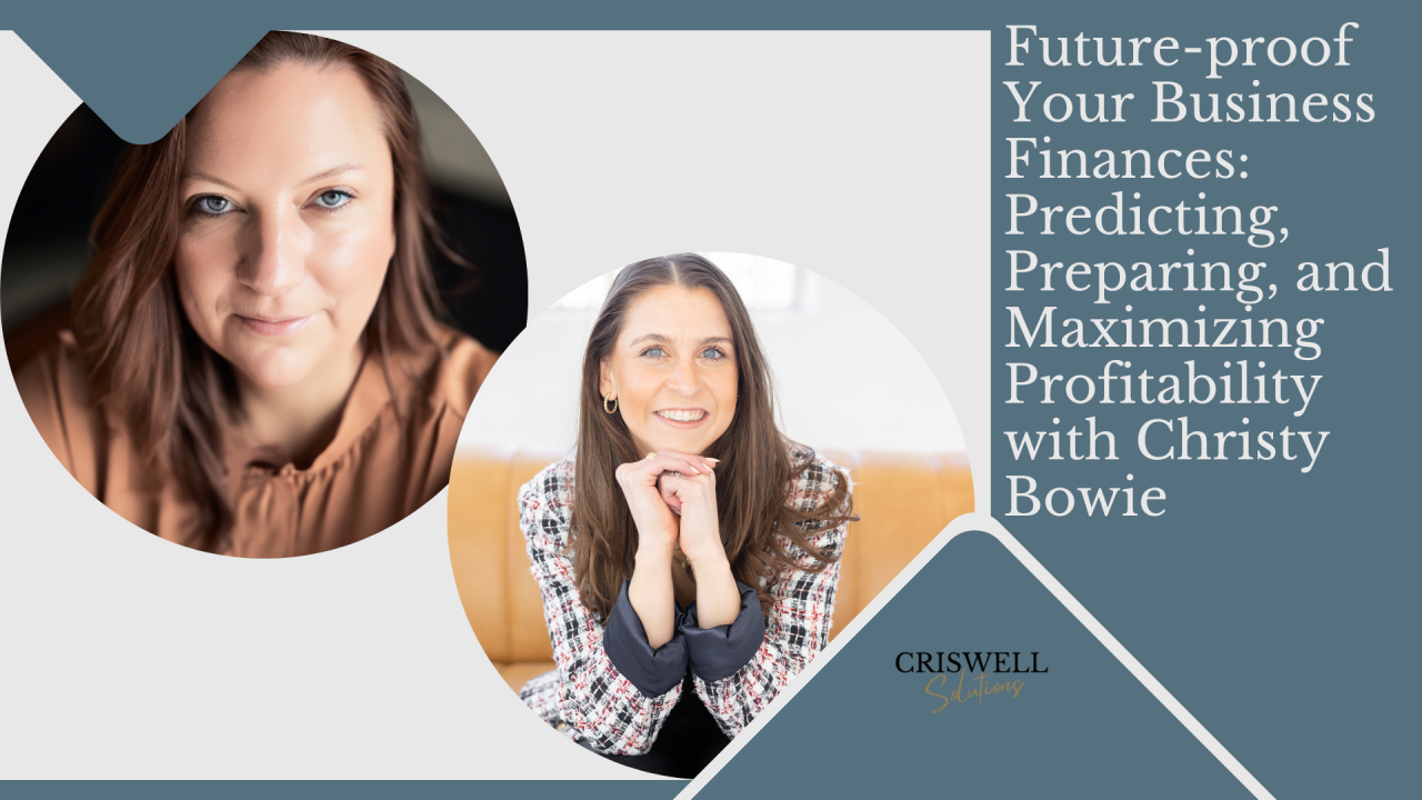 Mastering Pricing Strategies and Business Financials with Christy Bowie Mastering Pricing Strategies and Business Financials with Christy Bowie