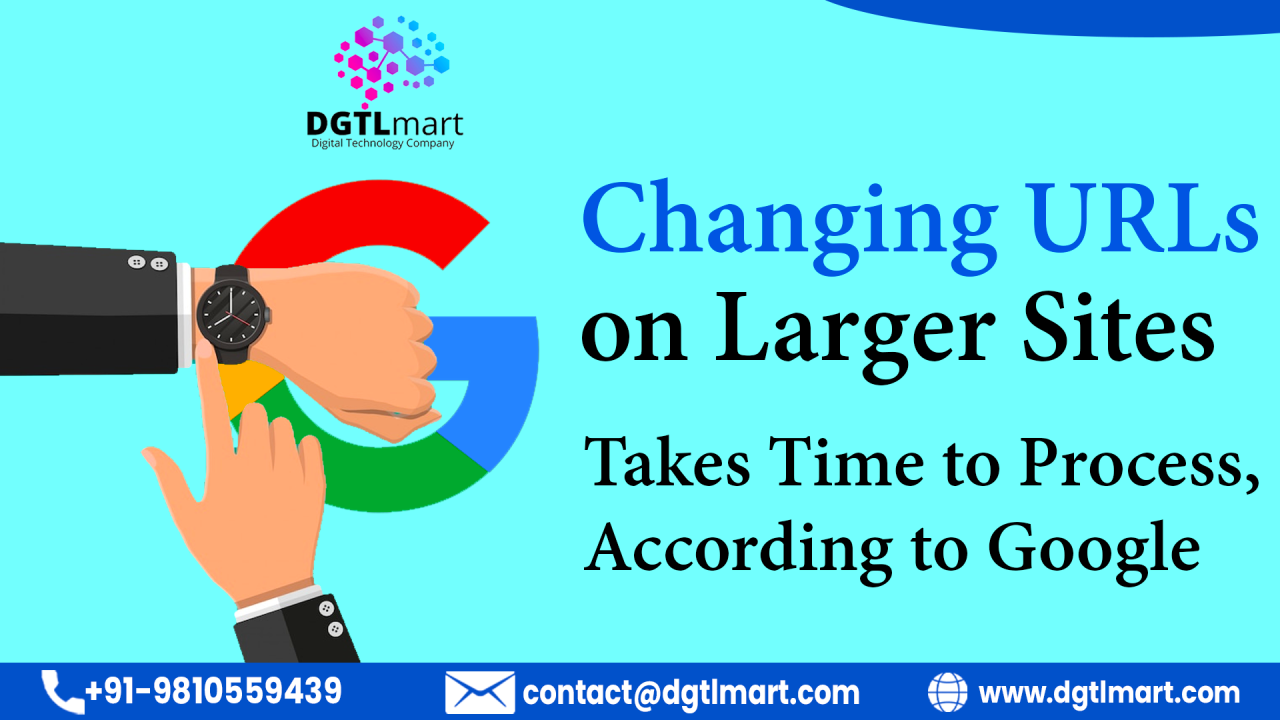 Changing URLs on Larger Sites Takes Time to Process, According to Google Changing URLs on Larger Sites Takes Time to Process, According to Google