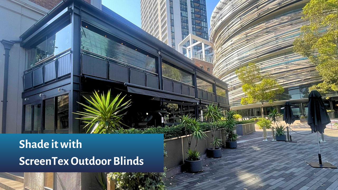 Outdoor Blinds and Awnings Transforming hospitality spaces Outdoor Blinds and Awnings Transforming hospitality spaces